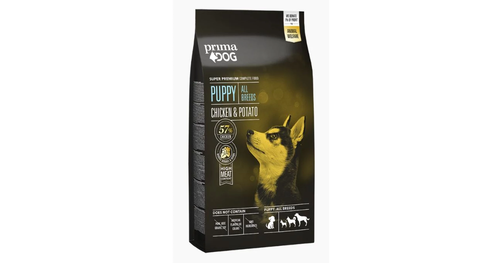 PRIMA DOG PUPPY CSIRKE GABONAMENTES 29/19 10KG