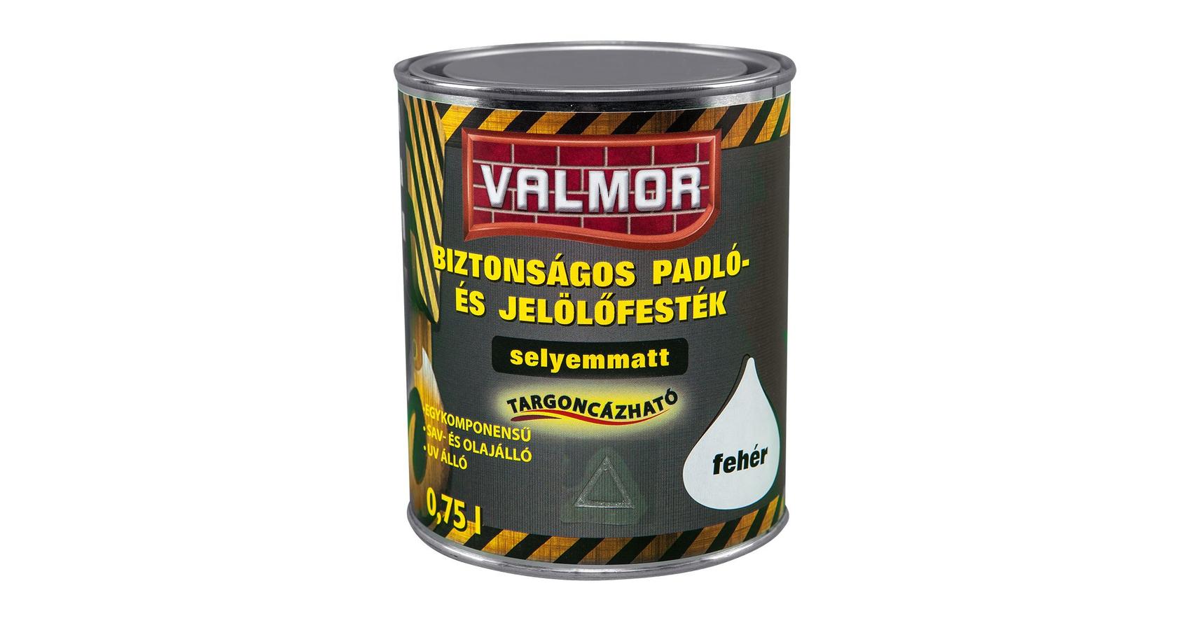 VALMOR BIZTONSÁGOS PADLÓ ÉS JELÖLŐ FESTÉK 0.75 L