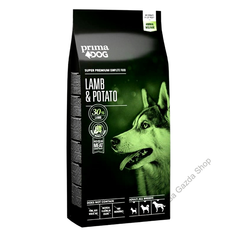 PRIMA DOG LAMB GABONAMENTES 27/16 10KG